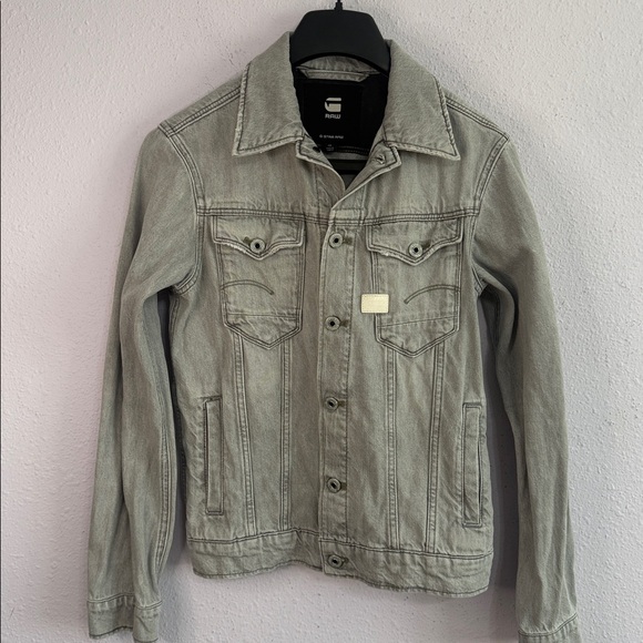 G-Star | Jackets & Coats | Gstar Raw Men Gray Denim Jacket Size Xs ...